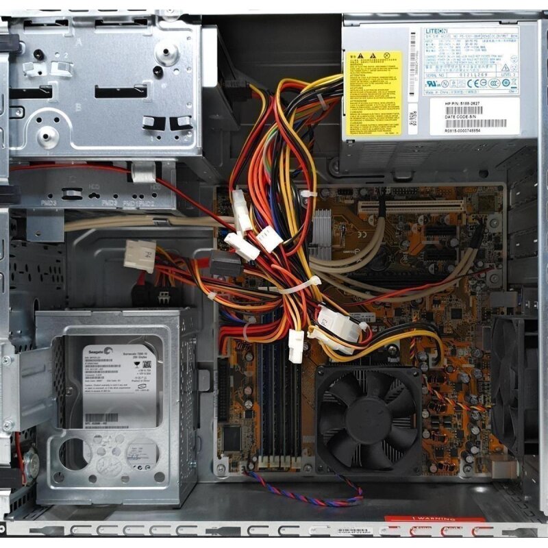 HP Compaq DX2450 MT MicroTower PC AMD 4450B 2x 2,3 Ghz Grundsystem Konf ...